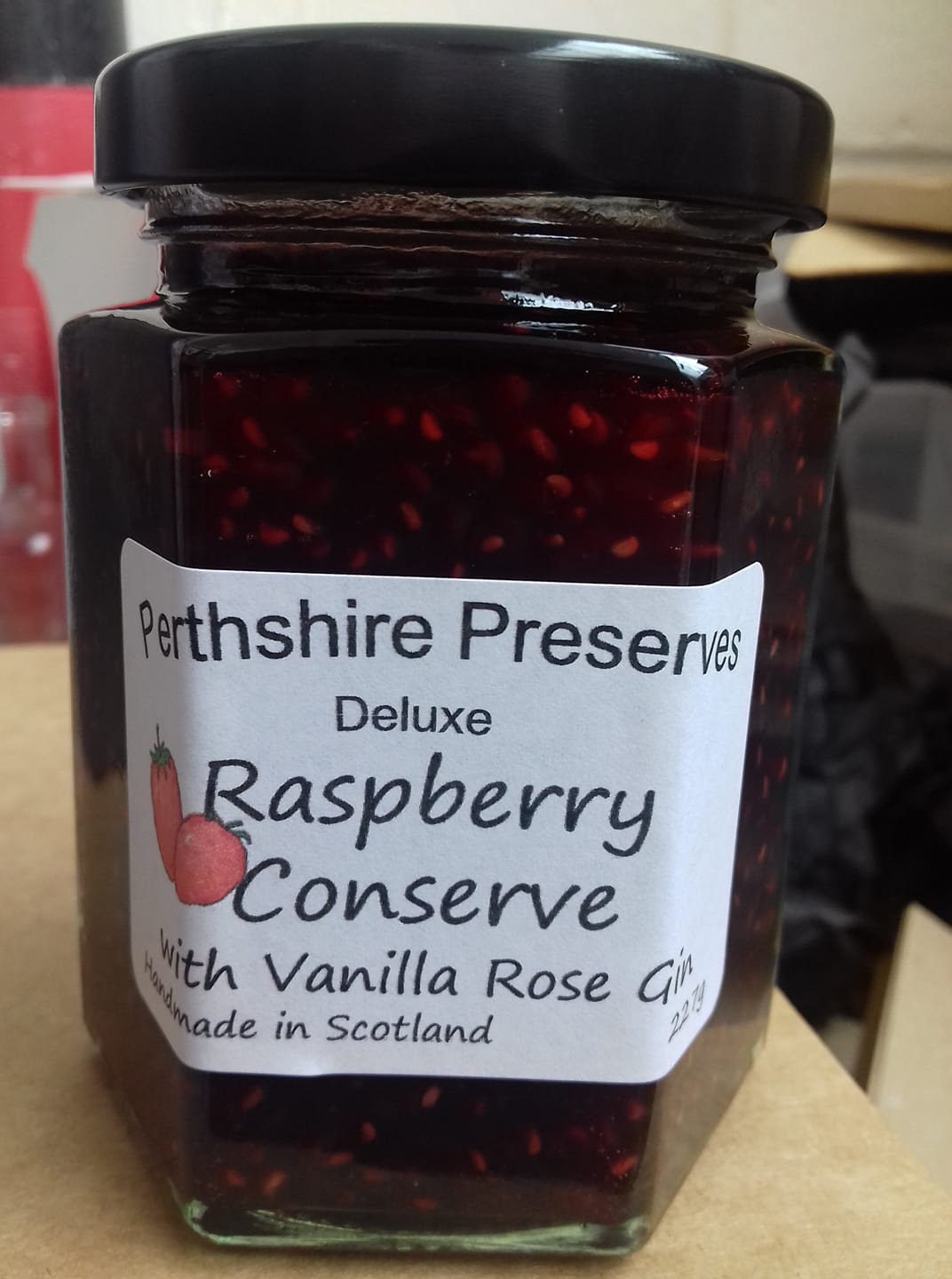 Raspberry & Gin Conserve 227g - Perthshire Preserves